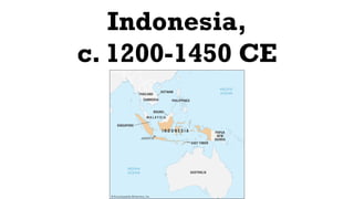 South and Southeast Asia, c. 1200-1450 CE | PDF
