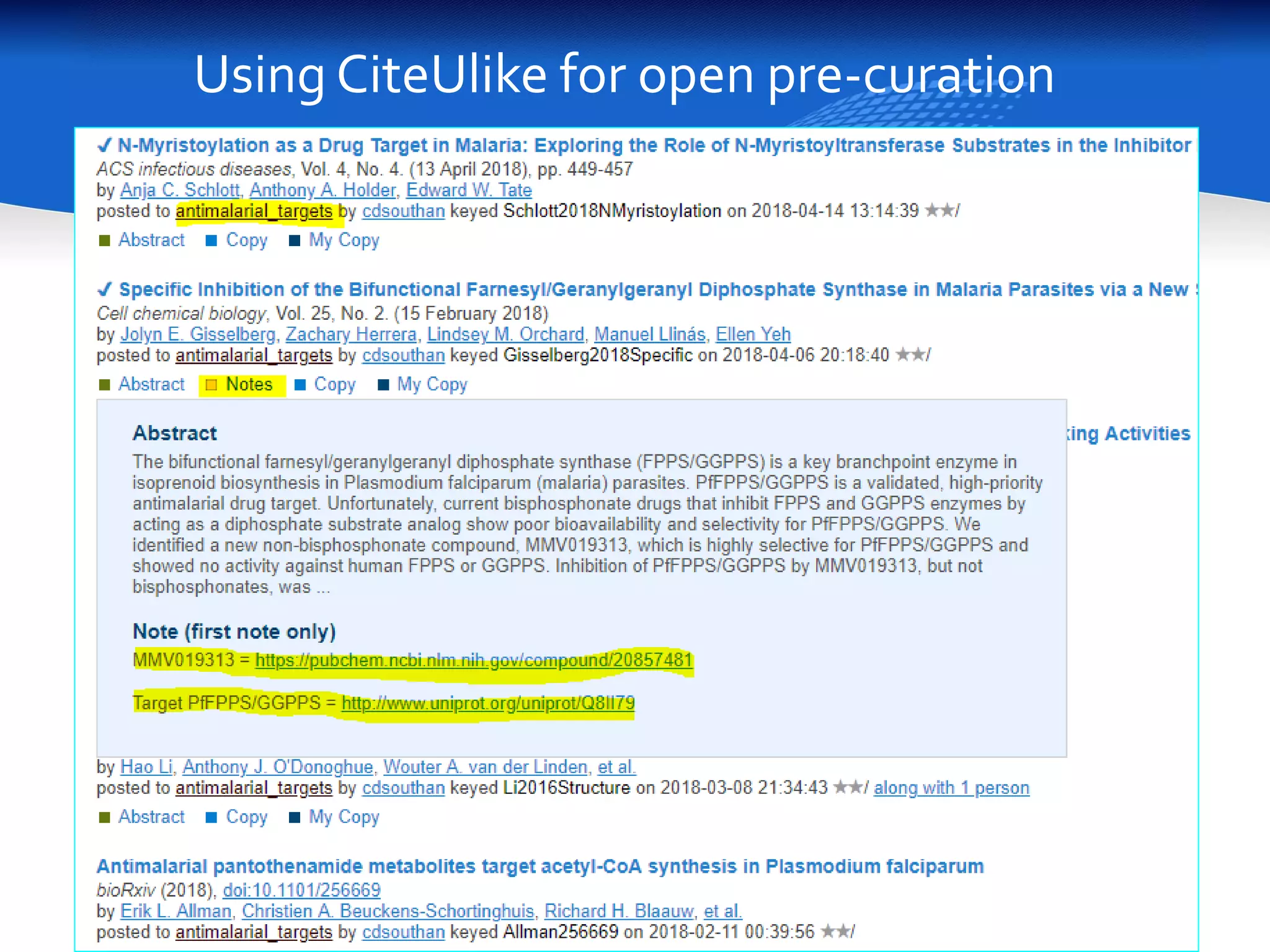 The IUPHAR/MMV Guide to Malaria Pharmacology | PPT