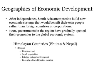 South Asia Economic and Social Development | PPTX