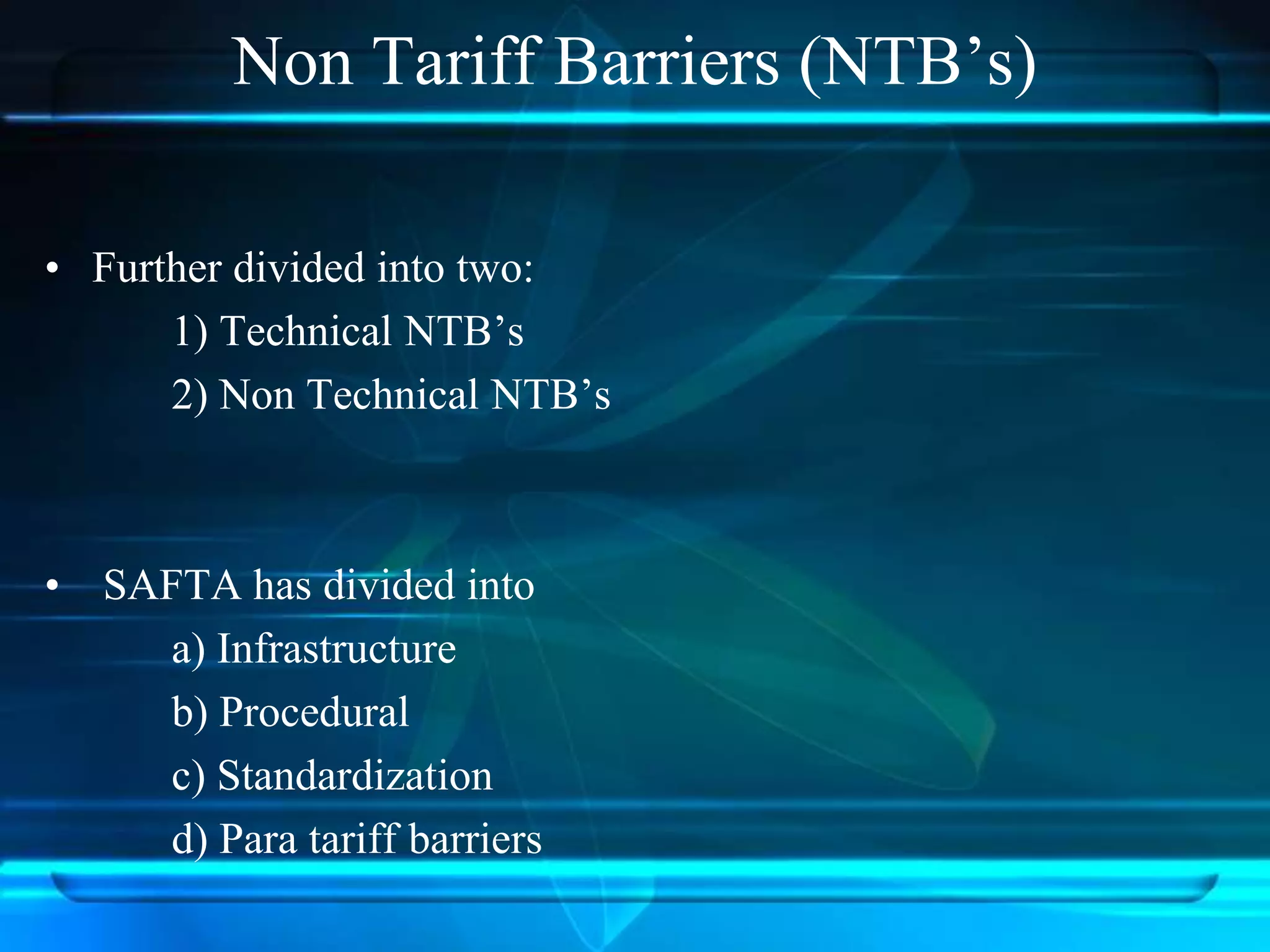South asian free _trade_ area (safta) | PPTX