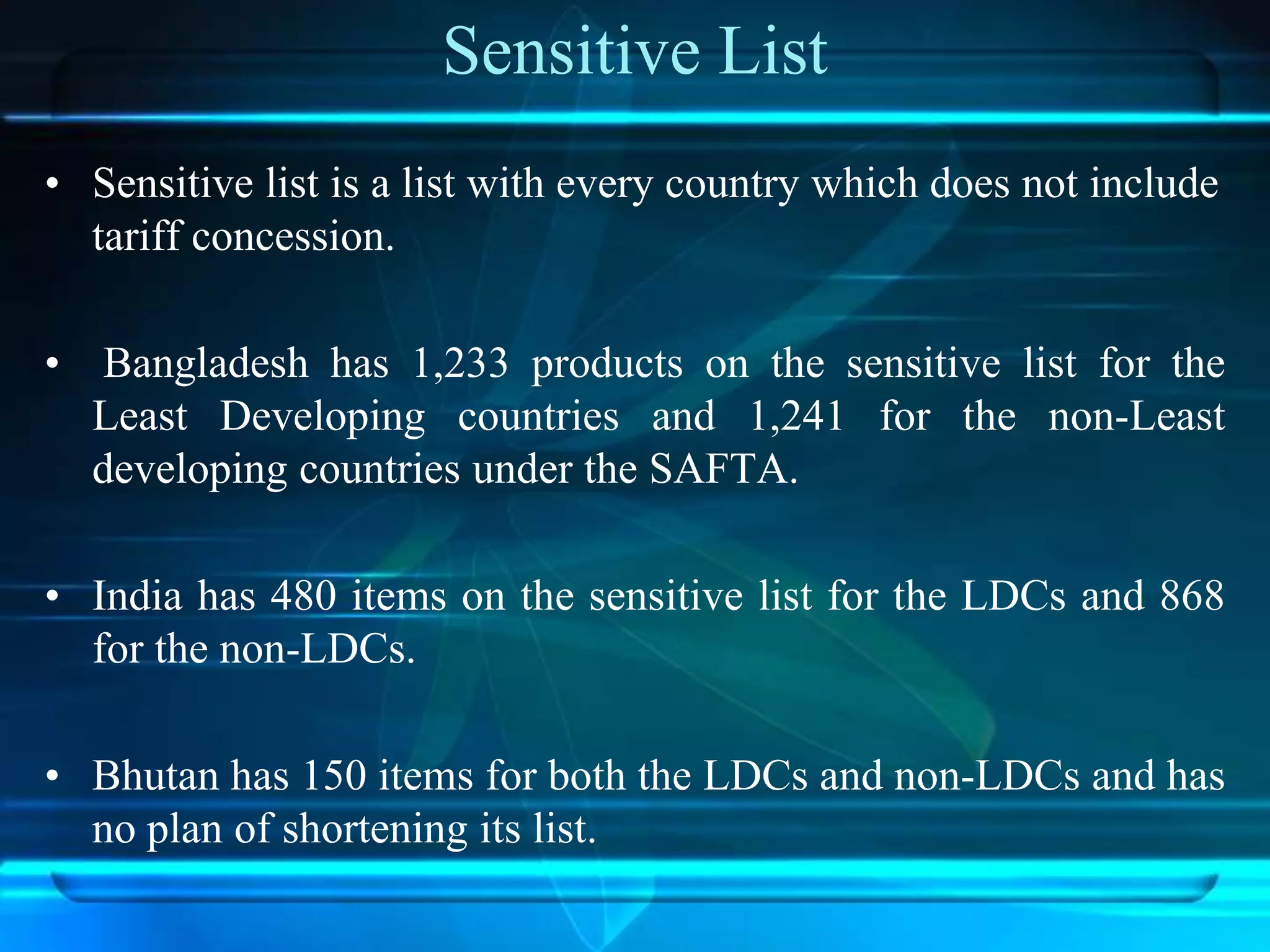 South asian free _trade_ area (safta) | PPTX