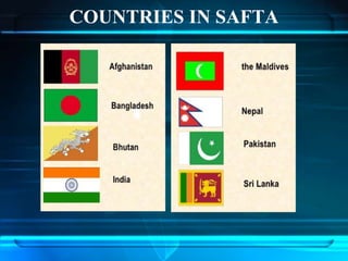 South asian free _trade_ area (safta) | PPT