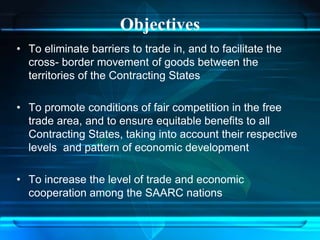 South asian free _trade_ area (safta) | PPTX
