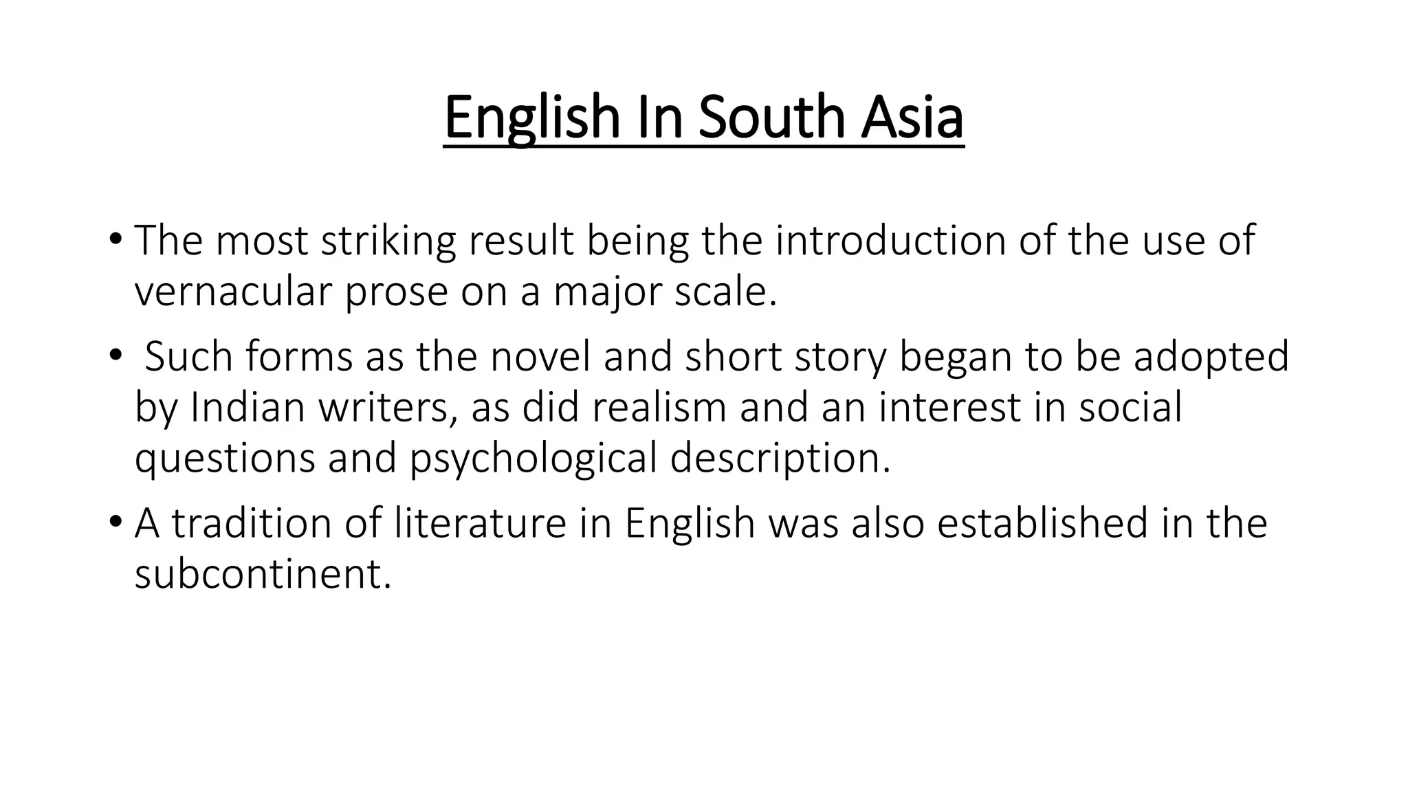 South asian literature | PPTX