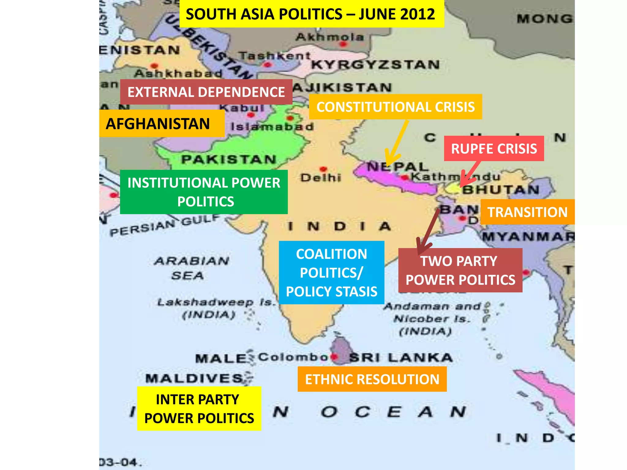 South asia politics june 2012 | PPTX