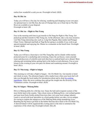 Southbound gourmet experience | DOC | Day Trips | Travel Type