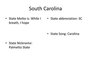 South carolina | PPTX