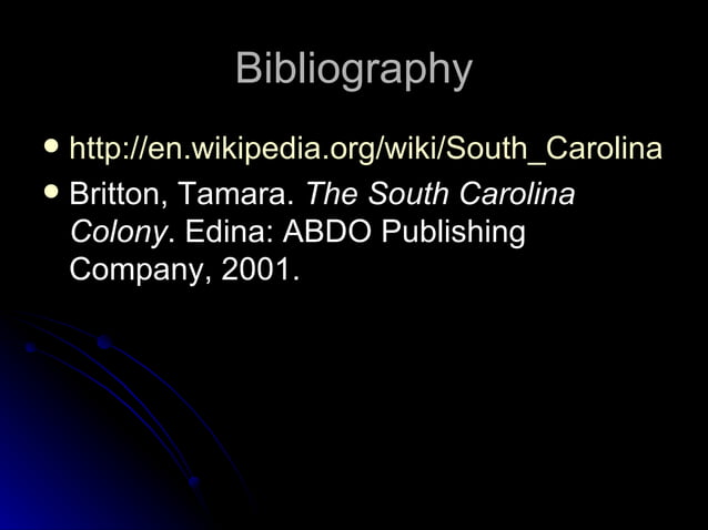 South carolina | PPT