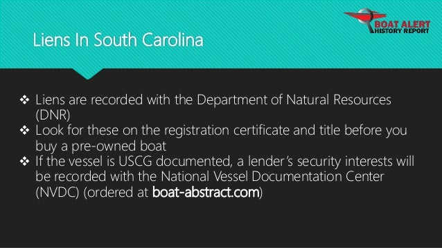 South Carolina boat registration | PPTX