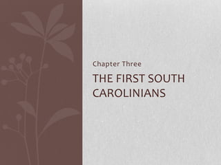 South carolina long ago | PPT