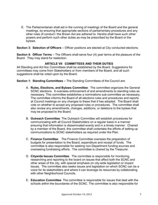 South Central NC Bylaws | PDF