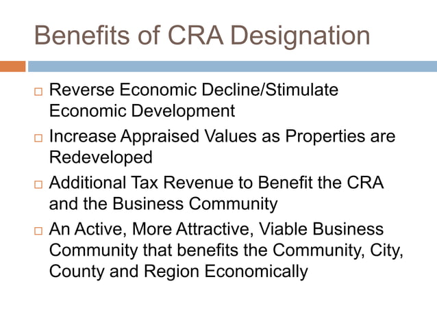 South Daytona CRA history | PPT