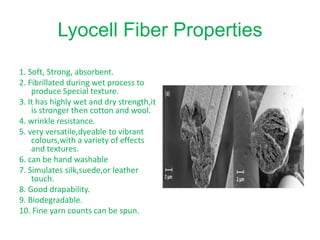 Regenerated fibre lyocell | PPTX | Women\'s Intimates and Sleepwear ...