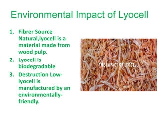 Regenerated fibre lyocell | PPTX | Women\'s Intimates and Sleepwear ...