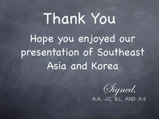 Southeast Asia And Korea | PPT