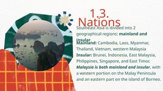 Introduction to Southeast Asia Geography and Tourism | PPTX