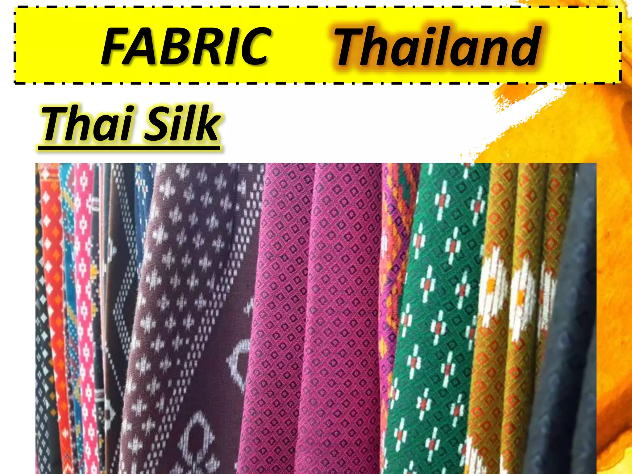 Fabric Design of Southeast Asia | PPTX