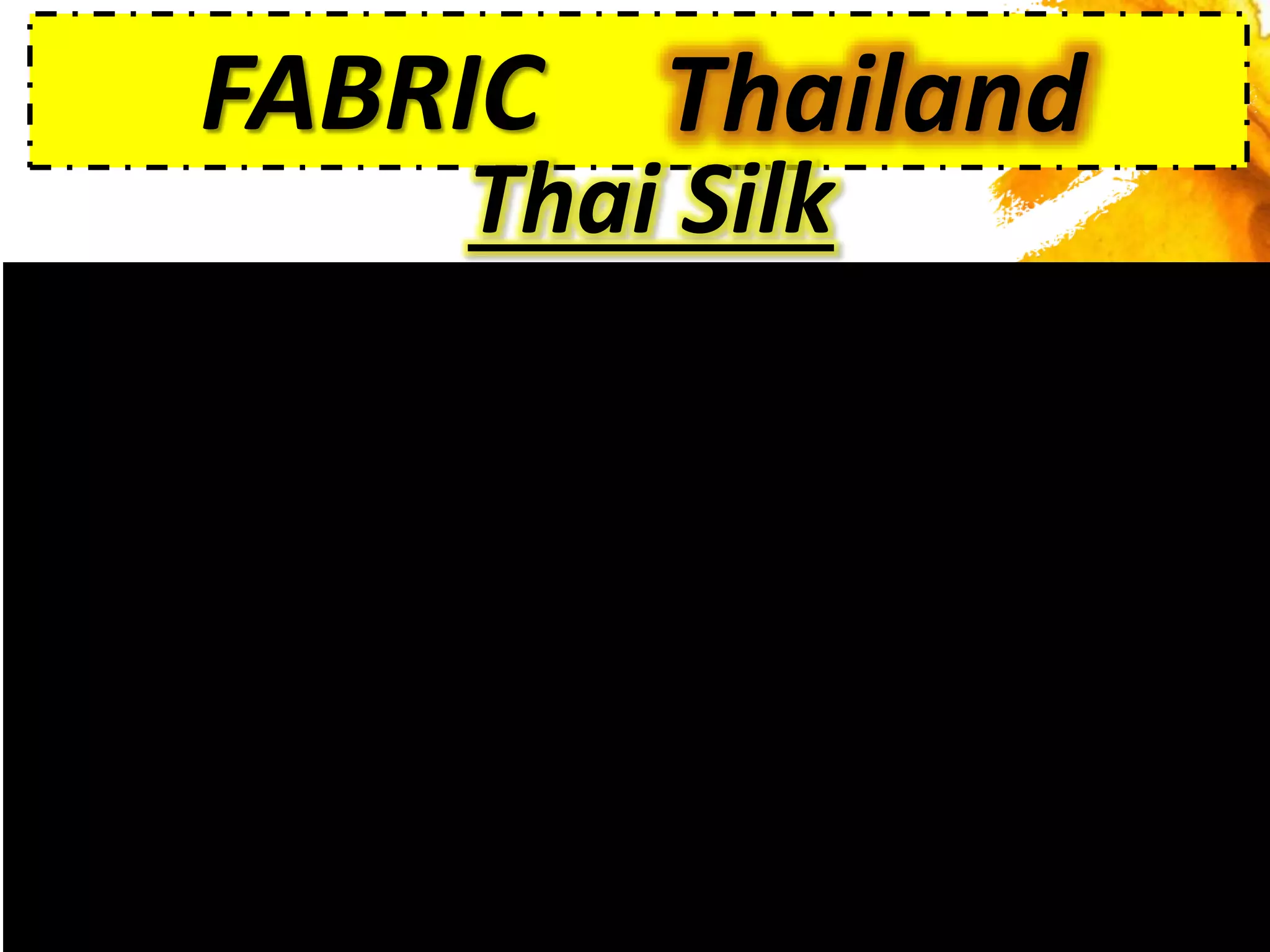 Fabric Design of Southeast Asia | PPTX