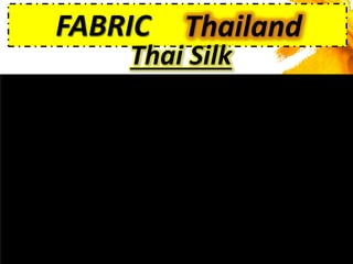 Fabric Design of Southeast Asia | PPTX
