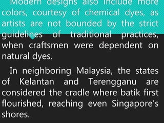 Southeast Asian Arts (Fabric/Fabric Design) | PPTX