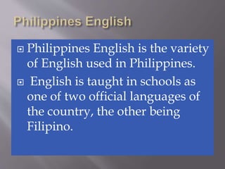 Southeast asian englishes | PPTX