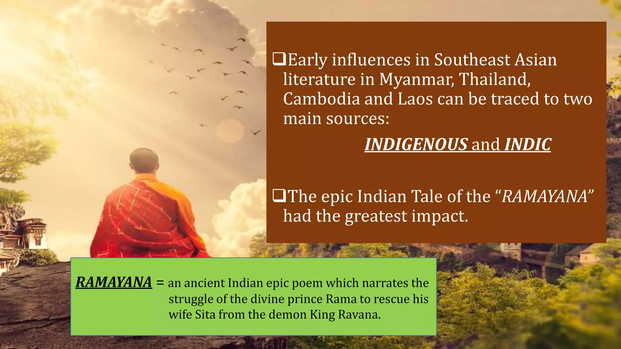 Southeast Asian Literature | PPTX