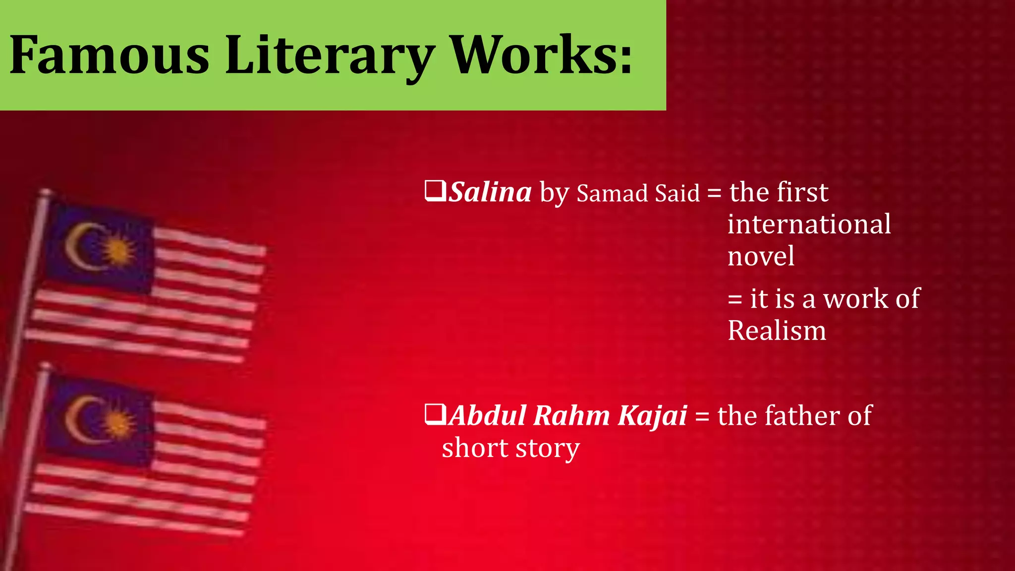 Southeast Asian Literature | PPTX