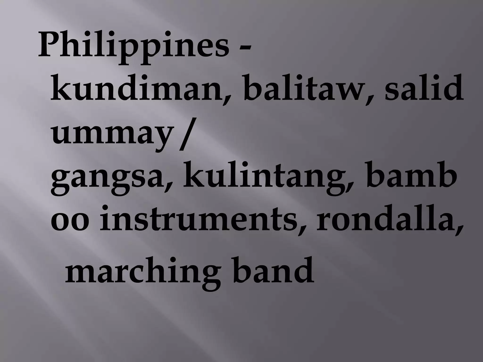 Southeast asian music | PPTX