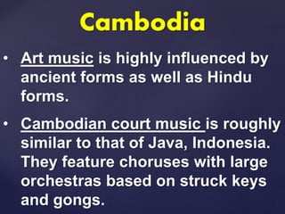 Southeast Asian Music (Grade 8 MAPEH - First Quarter) | PPTX