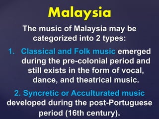 Southeast Asian Music (Grade 8 MAPEH - First Quarter) | PPTX