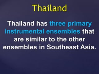 Southeast Asian Music G8.powerpoint..... | PPT