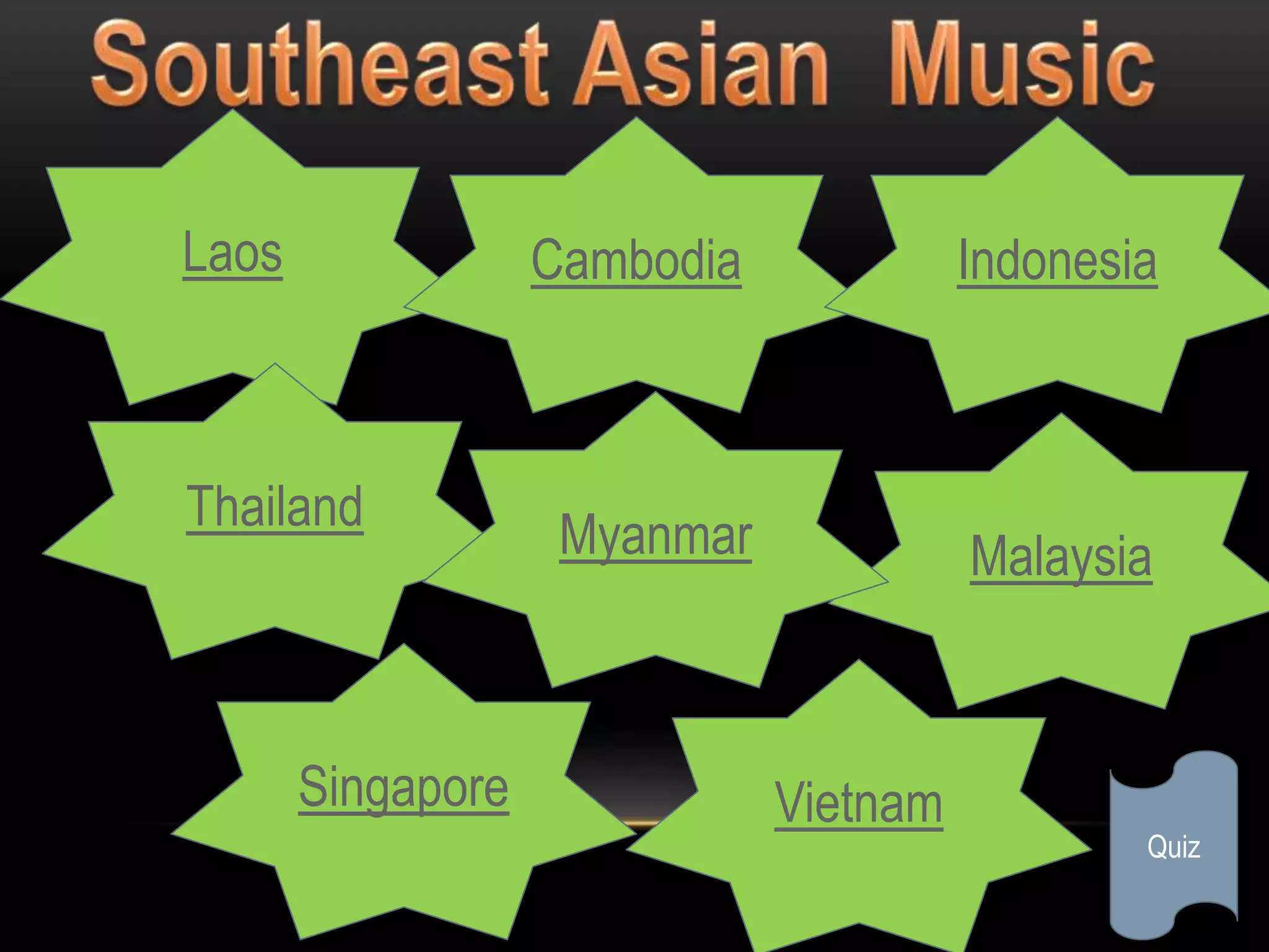 Southeast asian music grade 8 first quarter | PPTX