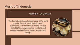 Southeast Asian Music Lesson Presentation in Brown.pptx | World ...