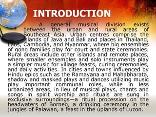 Music of the Southeast Asian | PPT