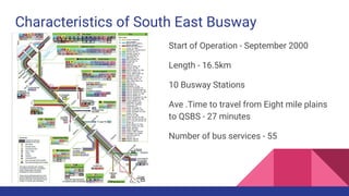 South east busway, congestion and possible solutions | PDF