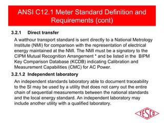 Standards - Accuracy, Precision & Traceability | PPT