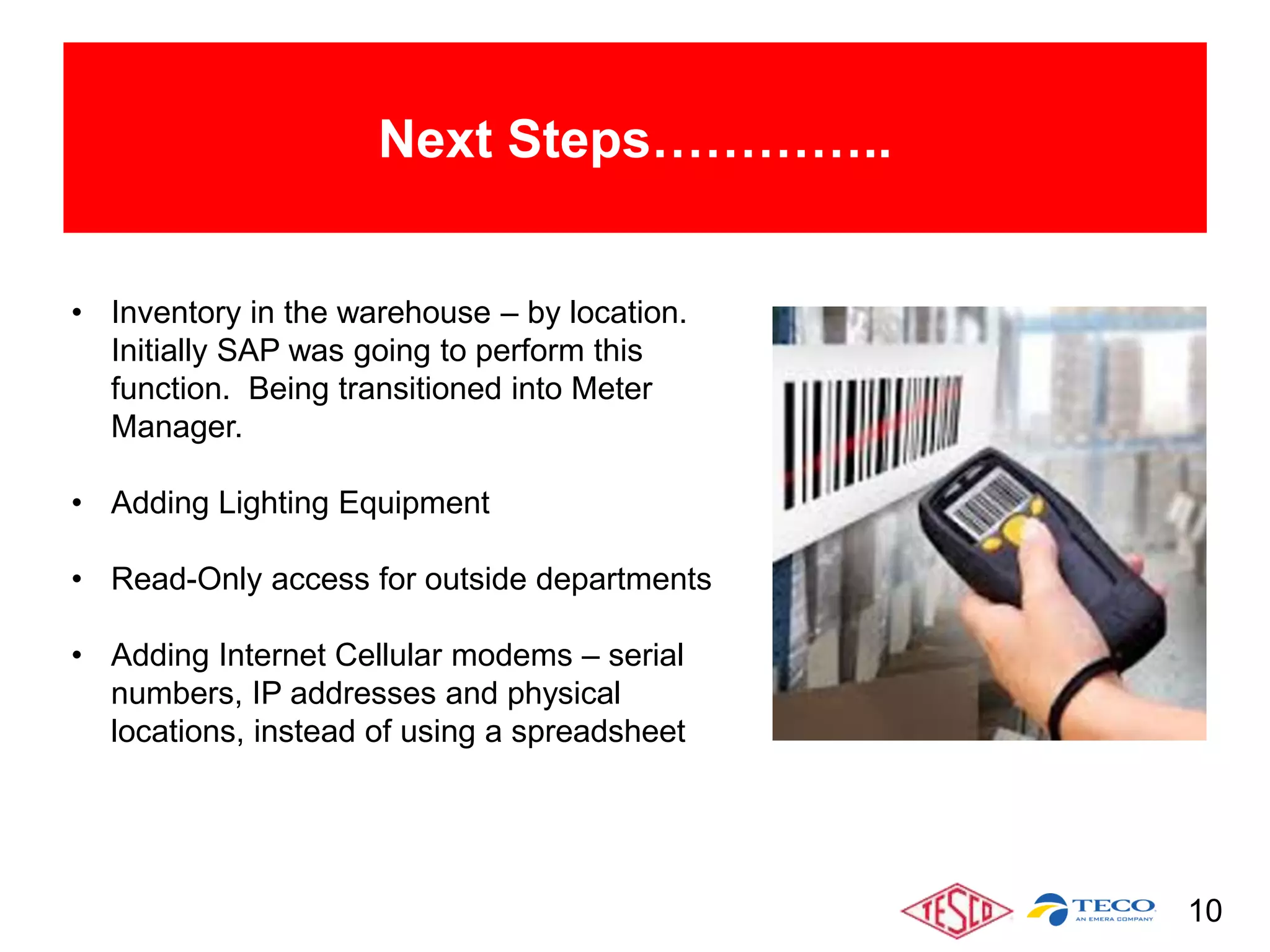 Meter Management Application with TECO AMI System | PPTX