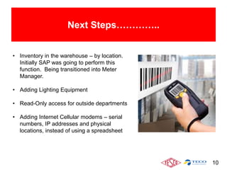 Meter Management Application with TECO AMI System | PPTX