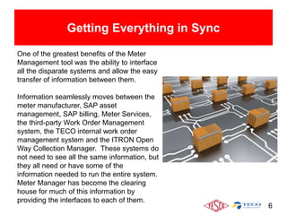 Meter Management Application with TECO AMI System | PPTX