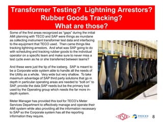 Meter Management Application with TECO AMI System | PPTX