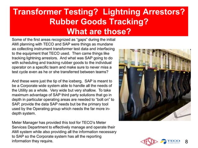 Meter Management Application with TECO AMI System | PPTX