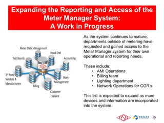 Meter Management Application with TECO AMI System | PPTX