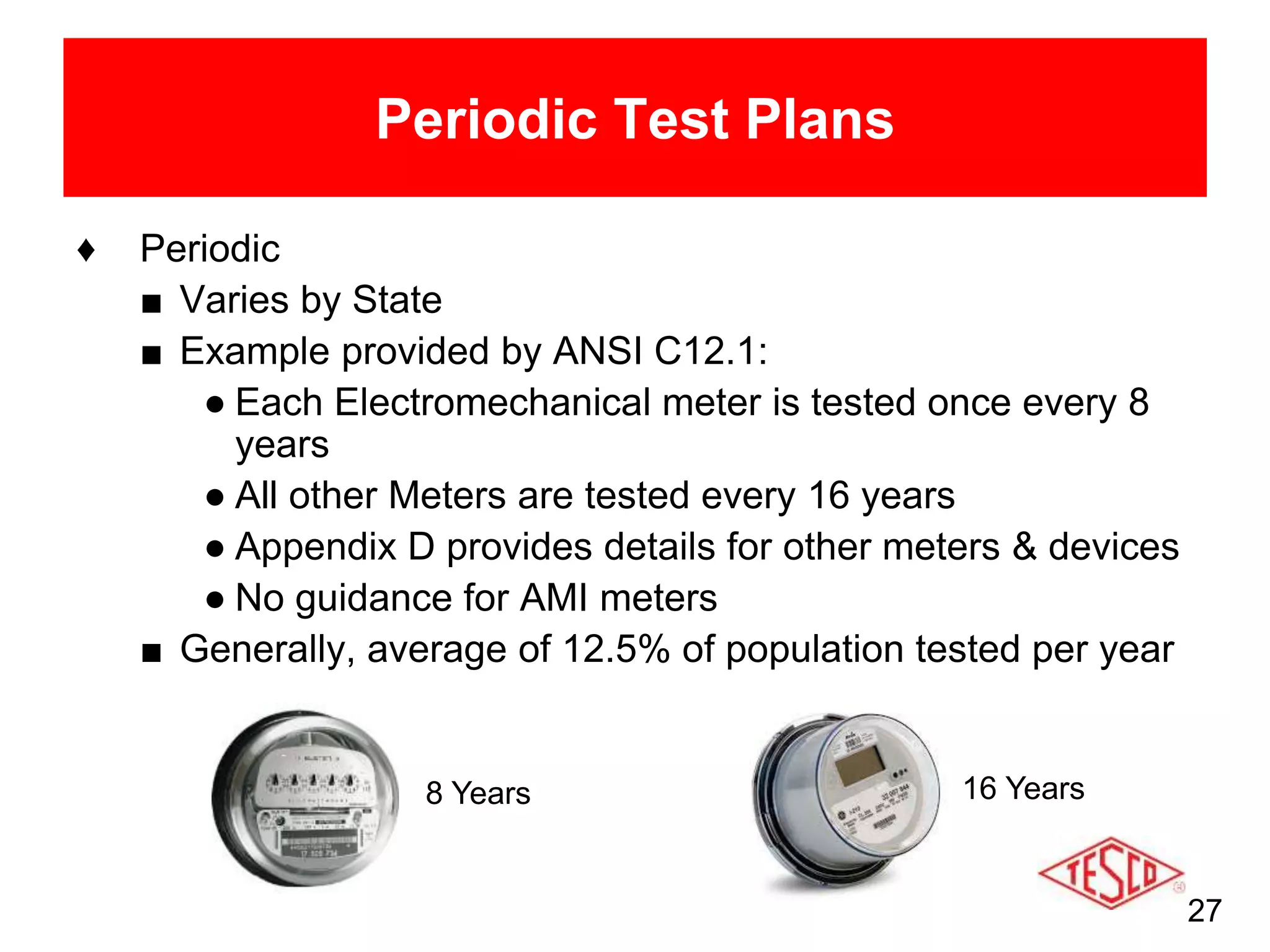 Single Phase Meter Testing Overview | PPTX