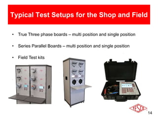 Single Phase Meter Testing Overview | PPTX | Physics | Science