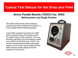 Single Phase Meter Testing Overview | PPTX | Physics | Science