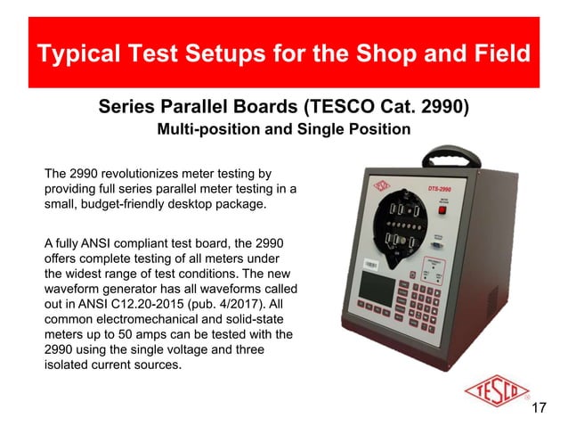 Single Phase Meter Testing Overview | PPT