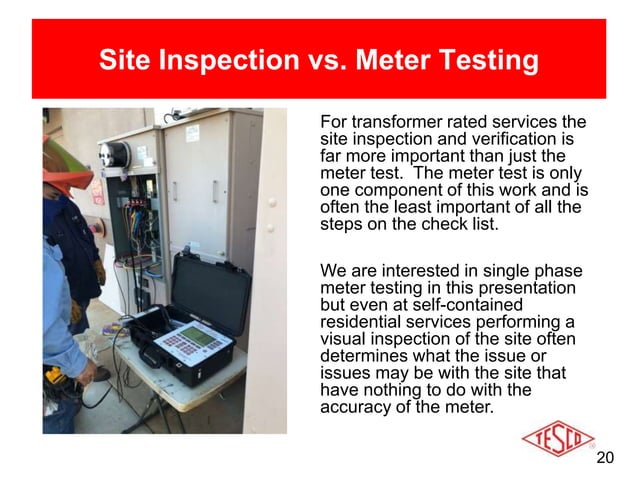 Single Phase Meter Testing Overview | PPT