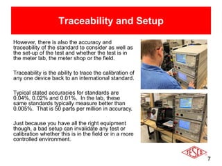 Single Phase Meter Testing Overview | PPTX | Physics | Science