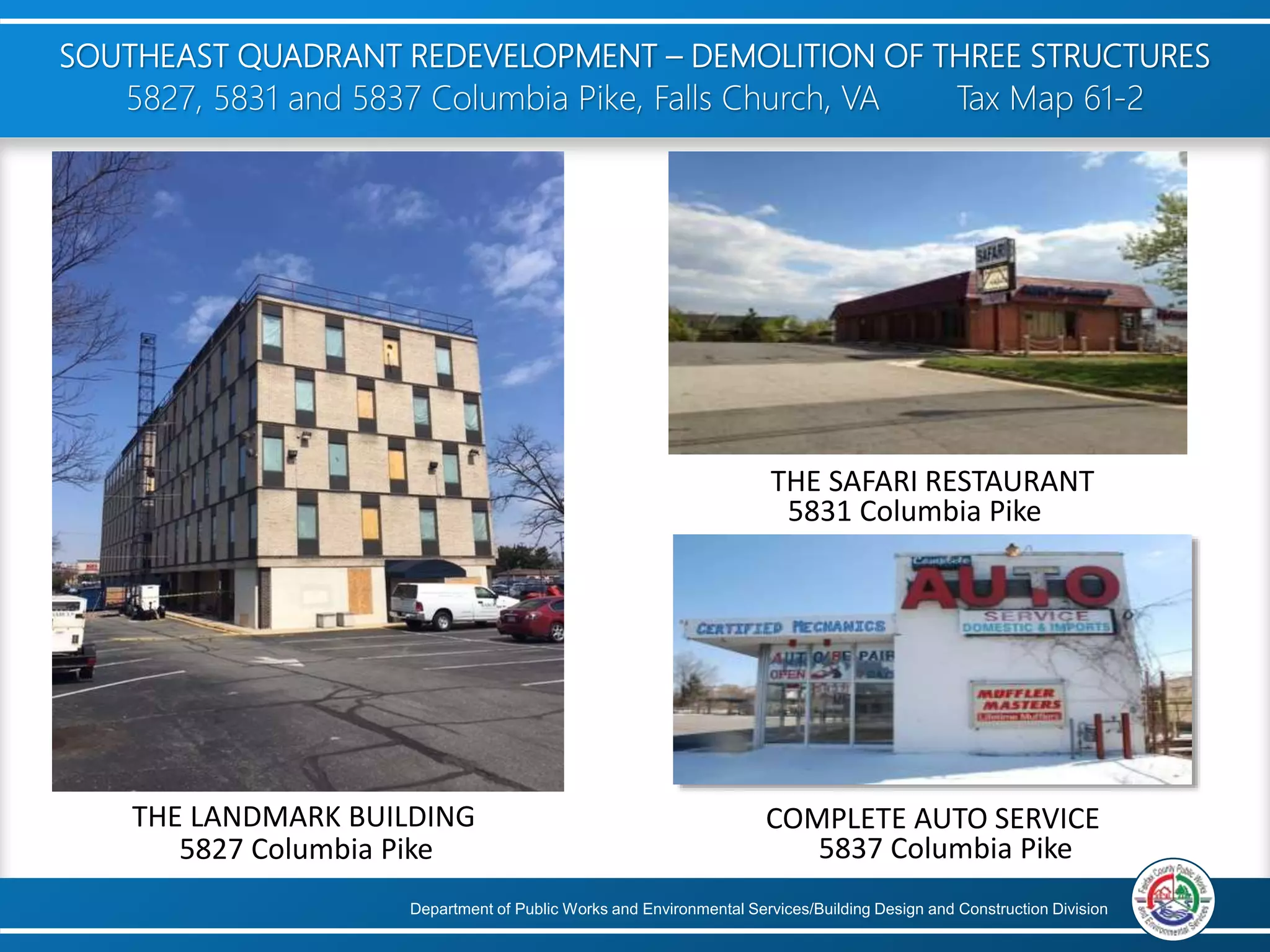 Southeast Quadrant Bailey's Demolition | PPTX