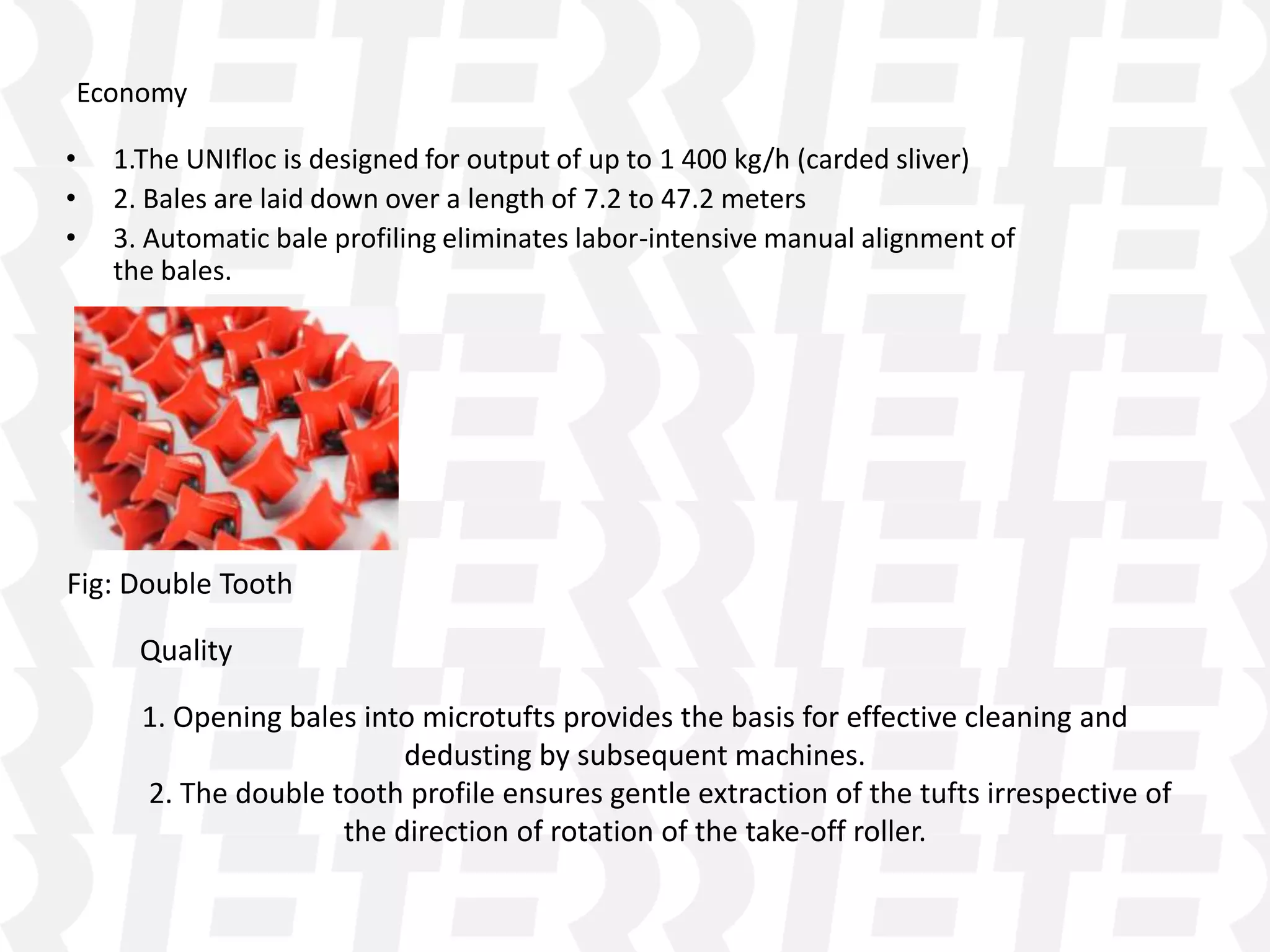 Rieter blow-room | PPTX